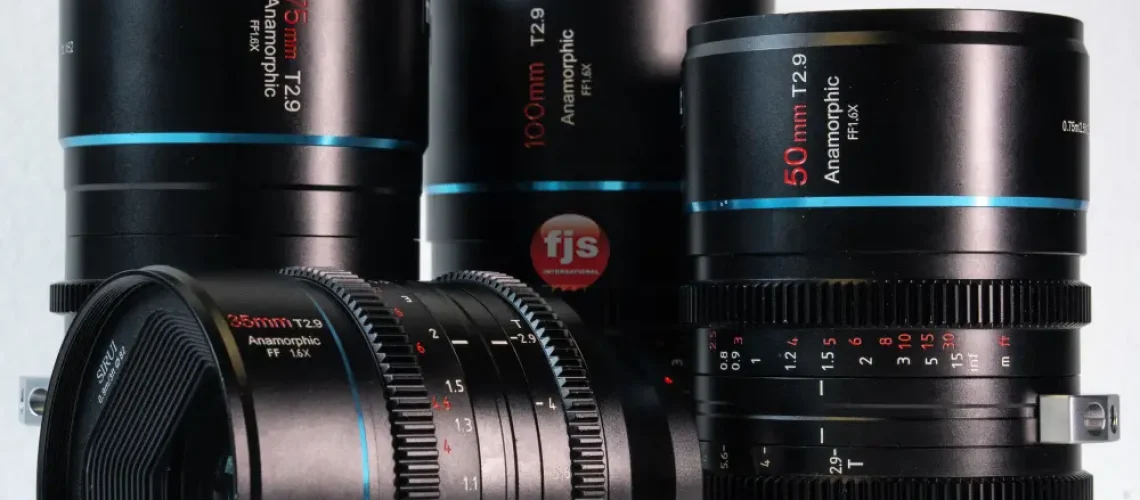 Used Sirui Venus Anamorphic Lens Set of 4: 35 50 75 100mm